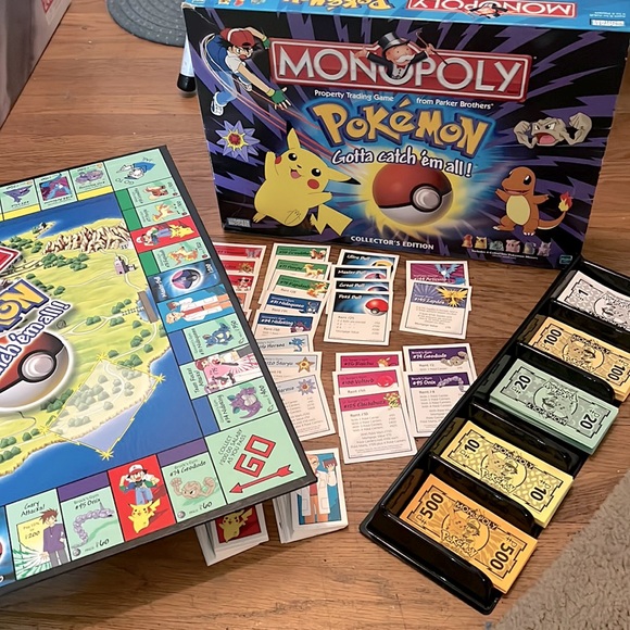 Pokemon | Games | Vintage 9s Monopoly Pokmon Gotta Catch Em All ...